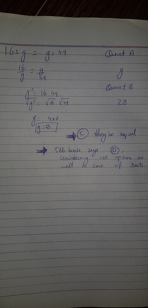 Negative Roots - GRE Quant Problem Solving - Greg Mat+ Community Forum