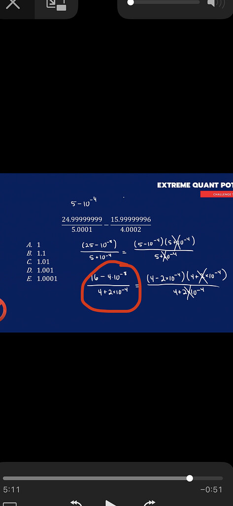 Can someone please explain EXTREME QUANT question - GRE Quant Problem Solving - Greg Mat+ ...