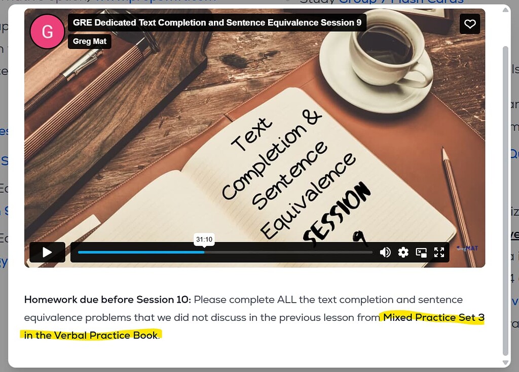 Resources used - GRE General - Greg Mat+ Community Forum