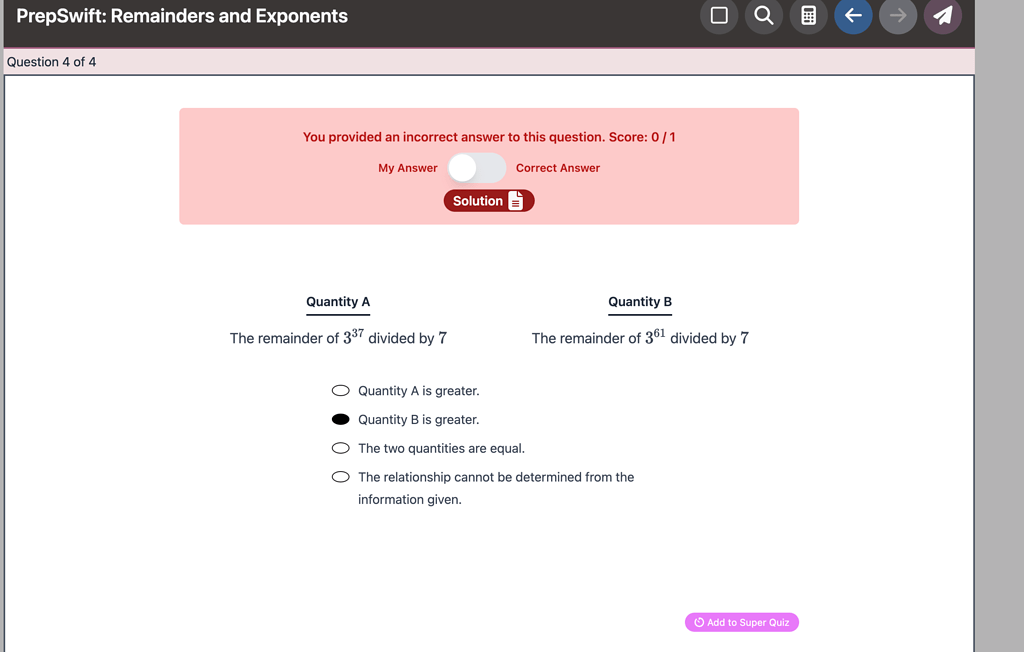 Have a question related to one of the Arithmetic tickbox Qs - GRE Quant Problem Solving - Greg ...