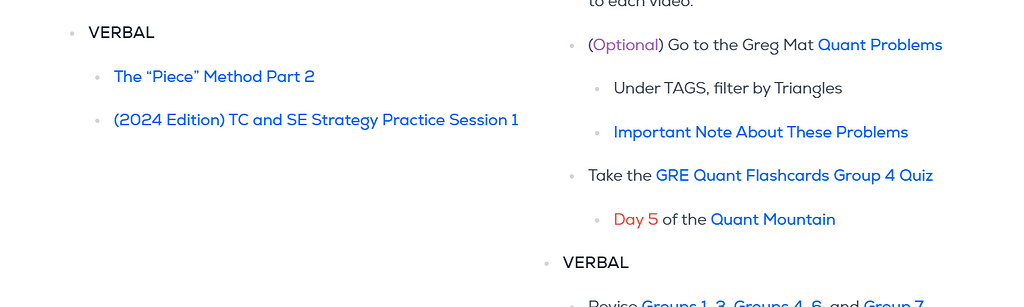 2024 Edition Verbal 2 Month PLAN - GRE Verbal Problem Solving - Greg ...