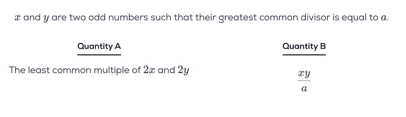 GCF Question - GRE Quant Problem Solving - Greg Mat+ Community Forum