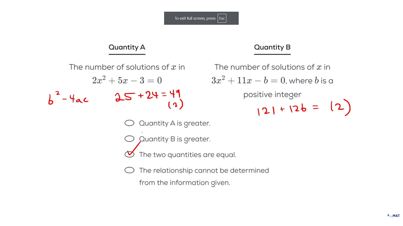 TickBox Quiz #5, Question 12 - GRE Quant Problem Solving - Greg Mat+ Community Forum