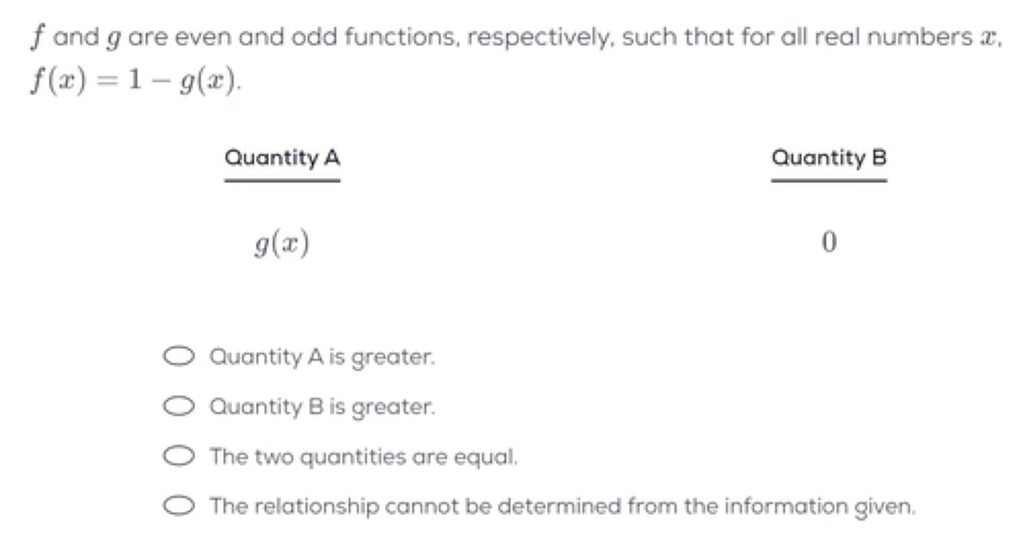 Timed Quant Practice - Medium Section 1 Sample #3 Question 2 - GRE ...