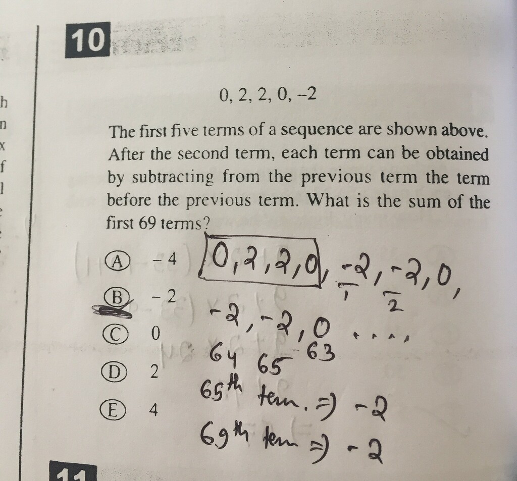 Sequence and series - GRE Quant Problem Solving - Greg Mat+ Community Forum