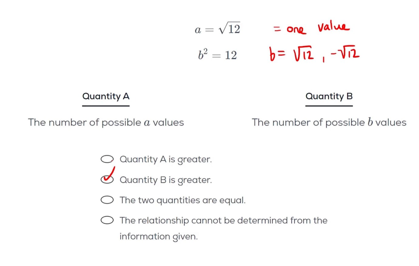 Question discrepancy noted on Tickbox quiz #3 (Ques 13)) - GRE Quant ...