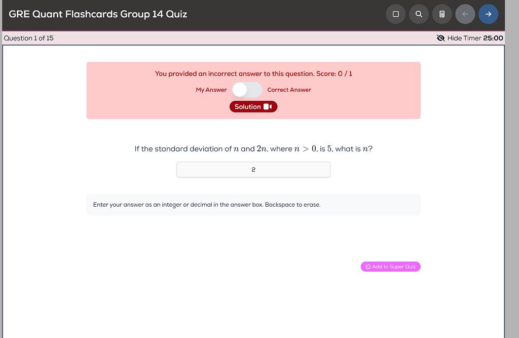 Standard Deviation: algebraic solution, only/best way? - GRE Quant Problem Solving - Greg Mat+ ...