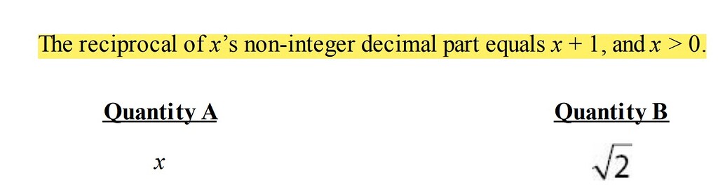 Is there any simple approach have to solve this Question? - GRE Quant ...