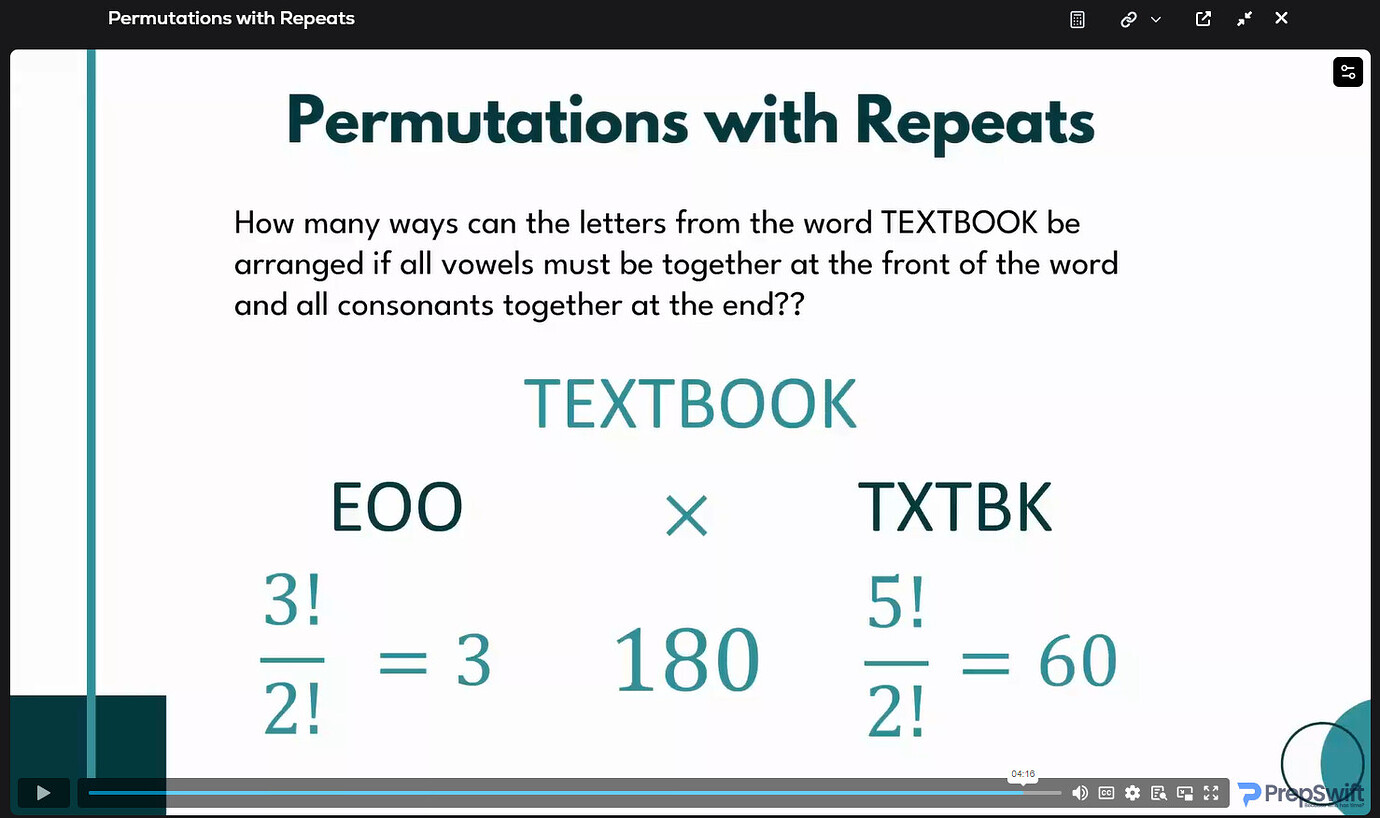 The I'm Overwhelmed Study Plan: Module 11: Part 3: Permutations with Repeats - GRE Quant Problem ...