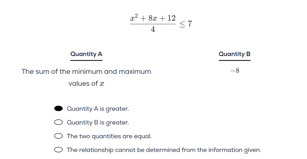 Quadratic Problem (easy to hard quiz) - GRE Quant Problem Solving - Greg Mat+ Community Forum