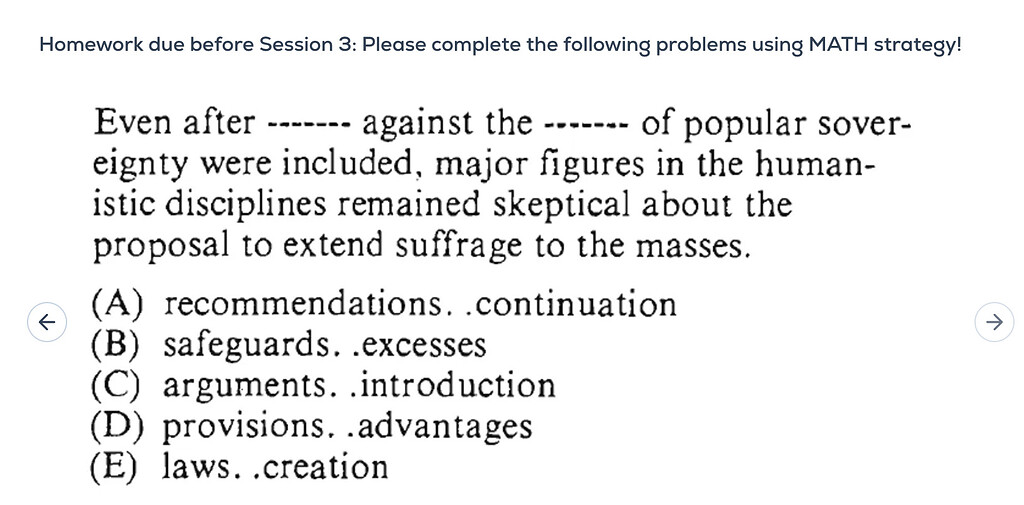 Text Completion Part 2 HomeWork Last Problem - GRE Verbal Problem ...
