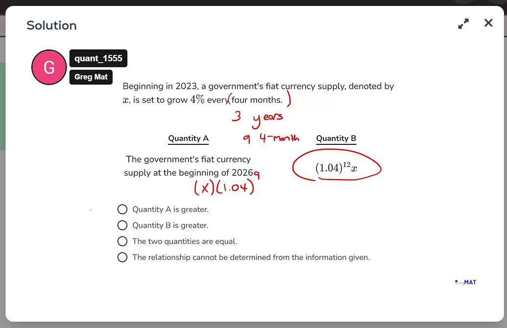 GRE Mini Exam #12, Q14 - GRE Quant Problem Solving - Greg Mat+ ...
