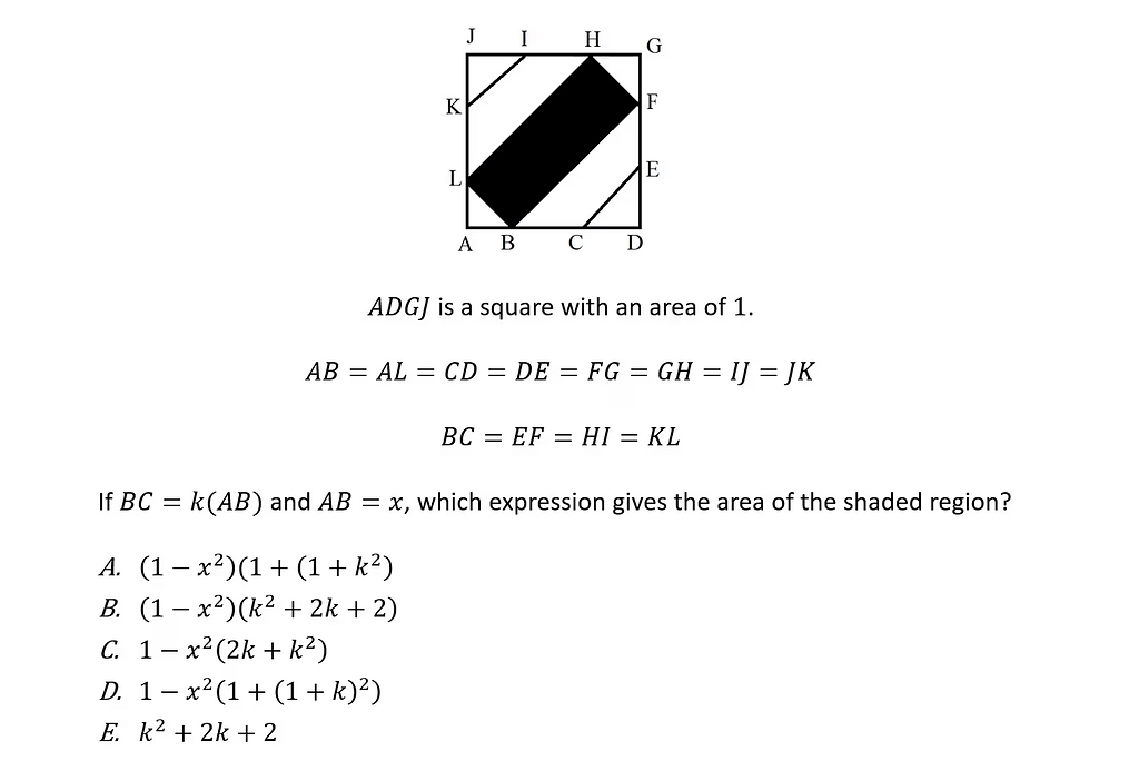 My Solution to the problem - GRE Quant Problem Solving - Greg Mat+ Community Forum