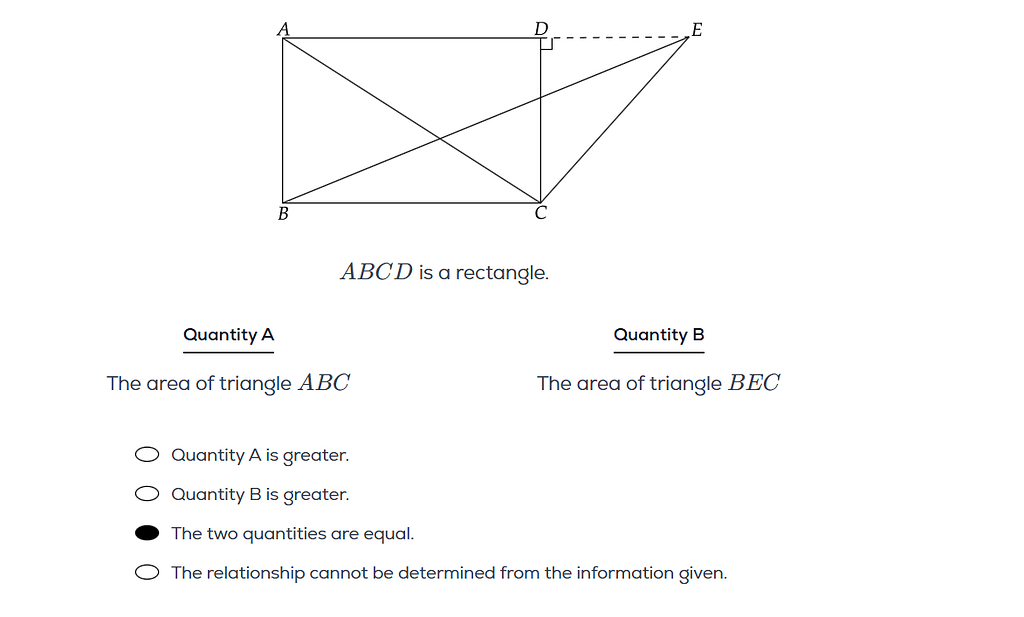 Area of triangle - GRE Quant Problem Solving - Greg Mat+ Community Forum