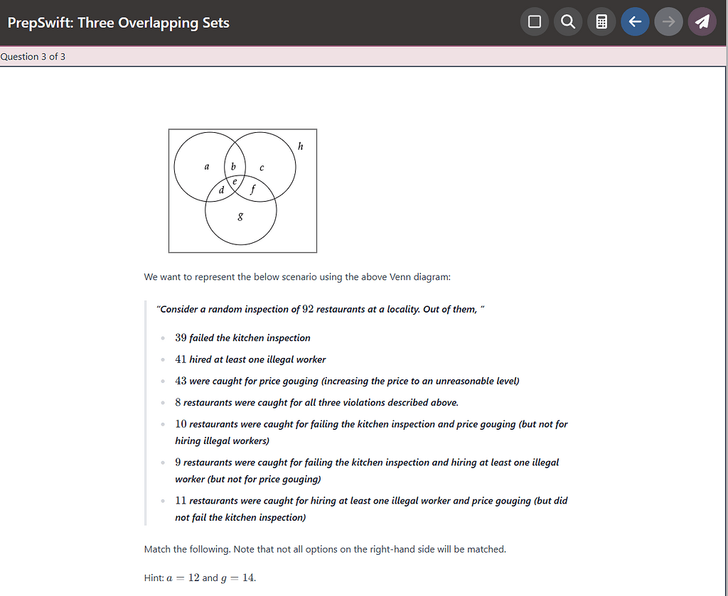 PrepSwift: Three Overlapping Sets Question 3 - GRE Quant Problem ... PrepSwift: Three Overlapping Sets Question 3 - GRE Quant Problem ...