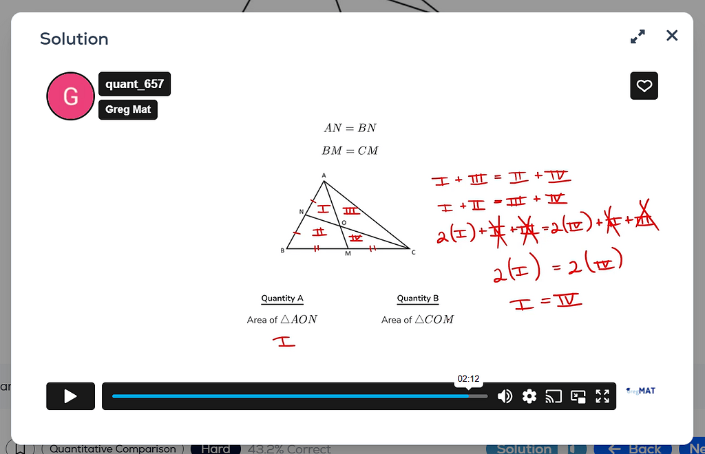 Congruence of triangles question- Question bank - GRE Quant Problem ...