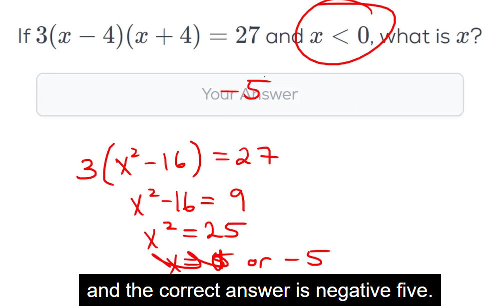 Algebra - Quadratic Equations (Constants?) - GRE Quant Problem Solving ...